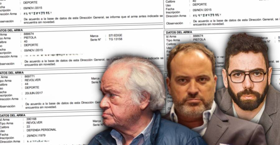 El arsenal de la familia Sauer y los involucrados en el Caso Factop ...